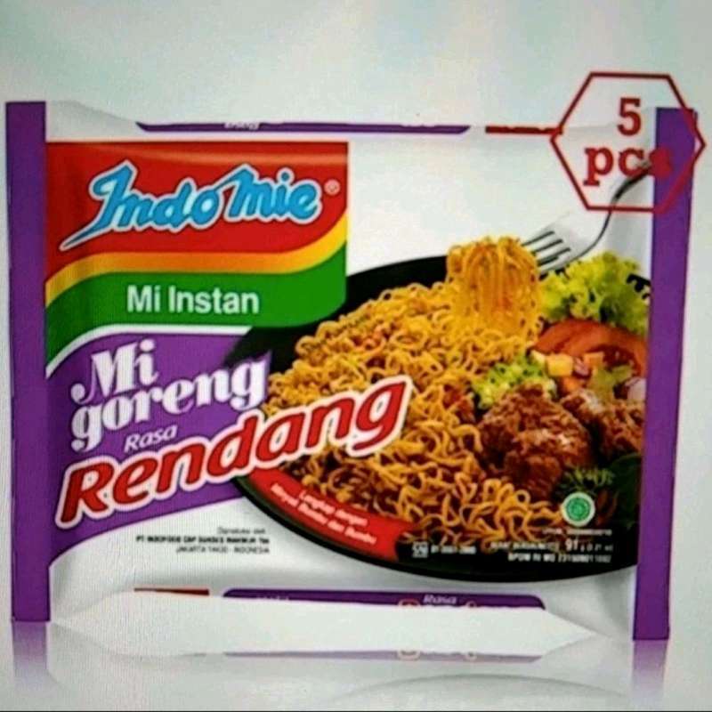 Jual Indomie Goreng Rasa Rendang - 5 Pcs Di Seller 3key Frozen ...