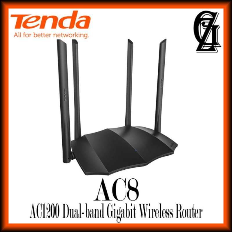 Promo Tenda Ac8 Ac1200 Ipv6 Dual-band Gigabit Wireless Router Wifi Diskon 23% Di Seller Carima ...