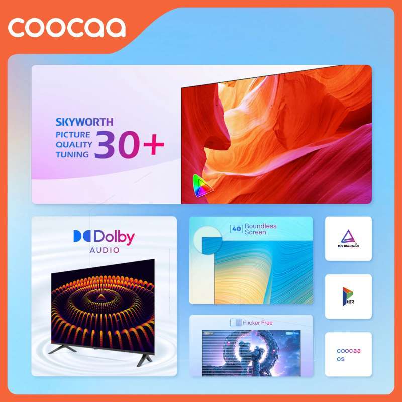 Promo Coocaa 55s3u / 55s3 55 Inch Smart Tv 4k Dolby Audio Youtube ...