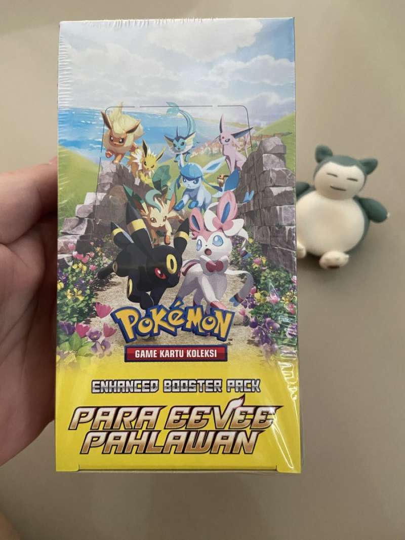 Promo Para Eevee Pahlawan Booster Box s6a pokemon TCG indonesia Eevee ...