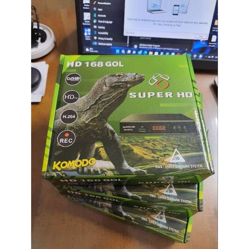 Promo Super HD 168Gol Komodo setopbox digital tv dvb-t2 certifikasi ...