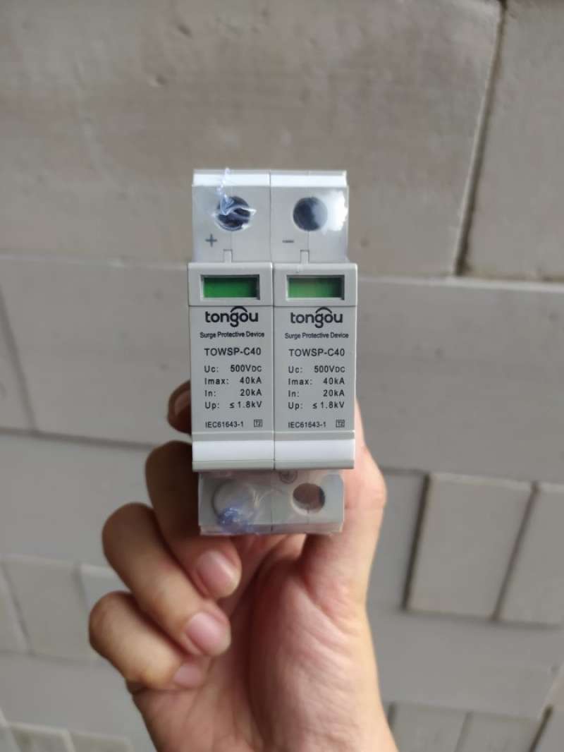 Promo Tongou Surge Protector Device Spd Dc 2P Low Voltage Arrester ...