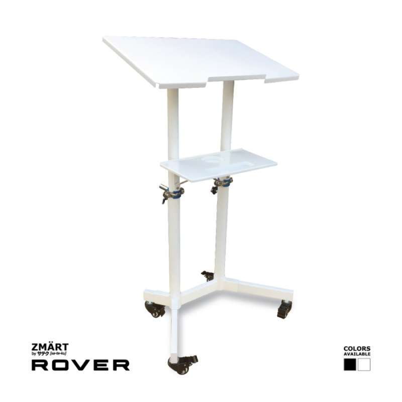 Jual Meja Berdiri Roda Adjustable Standing Desk Kerja Belajar Miring ...