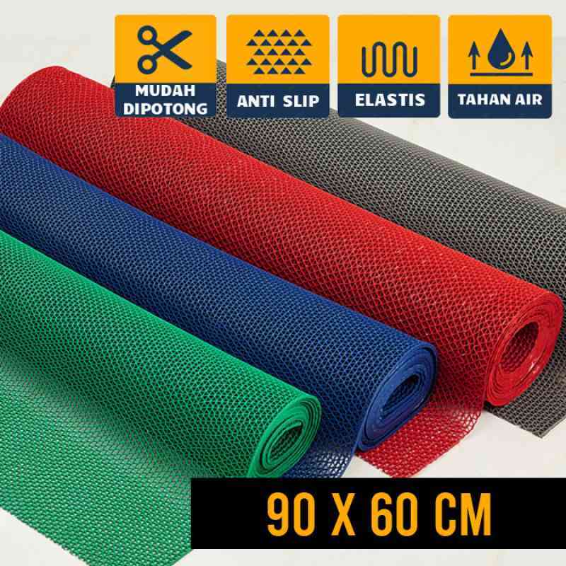 Jual Keset Karpet Karet Pvc Anti Slip 60 X 90 Cm - Jaring Di Seller ...