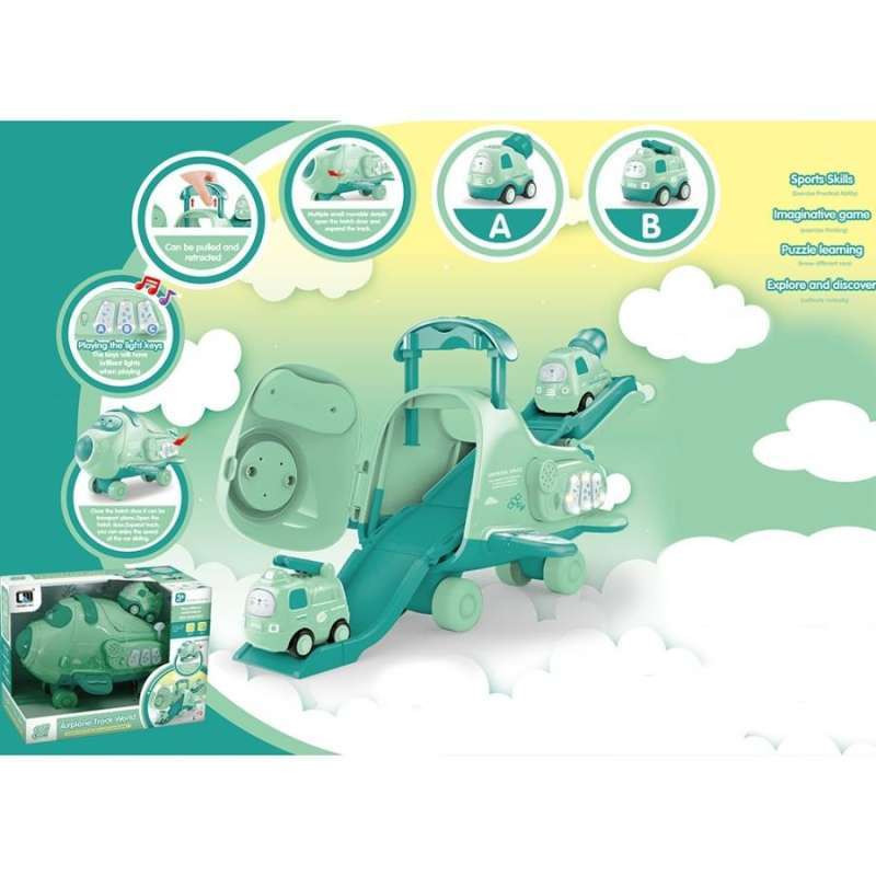 Jual Okiedog Airplane Track World For 18+m / Mainan Anak Di Seller ...