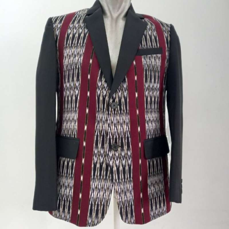 Jual Jas Batik motif Toba / Jas Ulos Tenun Sumatera / Jas Ulos Sumatera ...