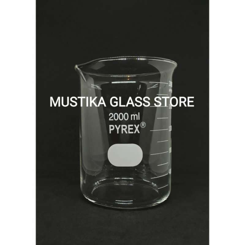 Promo Beaker Glass - Gelas Kimia Kaca 2000ml - 2000ml Pyrex Diskon 17% ...