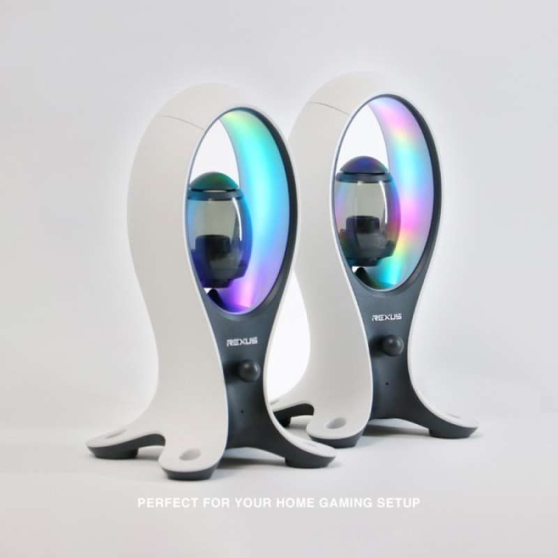 Jual Rexus J4 Astro Headset Stand With Speaker Rgb Led Dual Connection ...