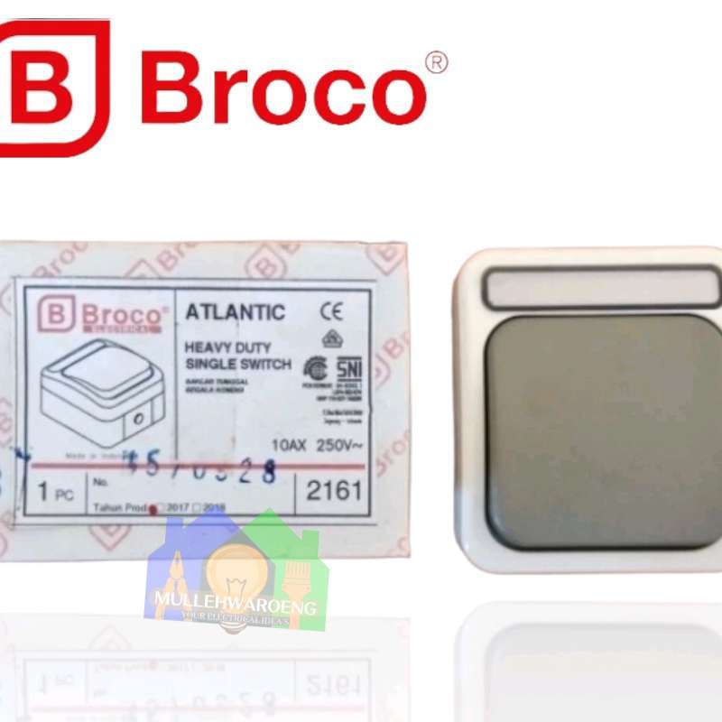 Jual Saklar Engkel Broco Outdoor Atlantic Ob / Sakelar Single Broco ...