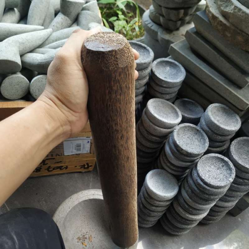Jual Alu Kayu Aren / Tumbukan Kayu Panjang 50cm untuk Lesung / Lumpang ...