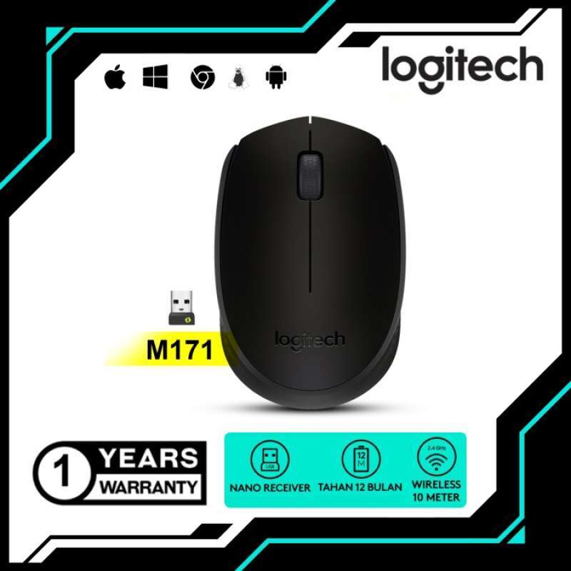 Promo Logitech M171 Mouse Wireless Untuk Windows, Mac, Chromeos ...