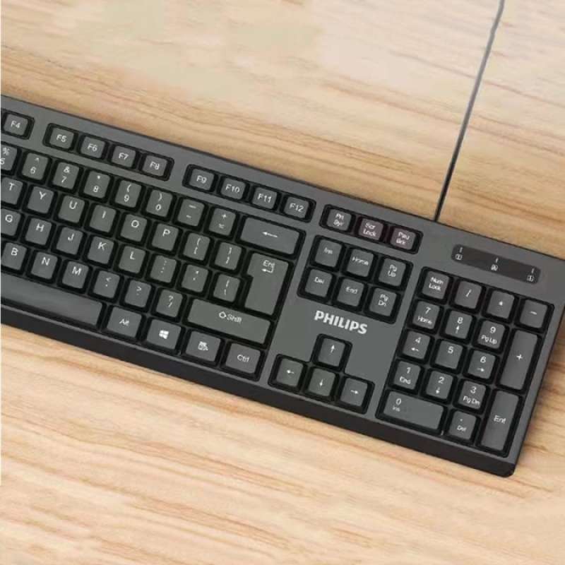 Promo Philips Keyboard Berkabel Untuk Kantor Warnet Dan Pelajar Diskon ...