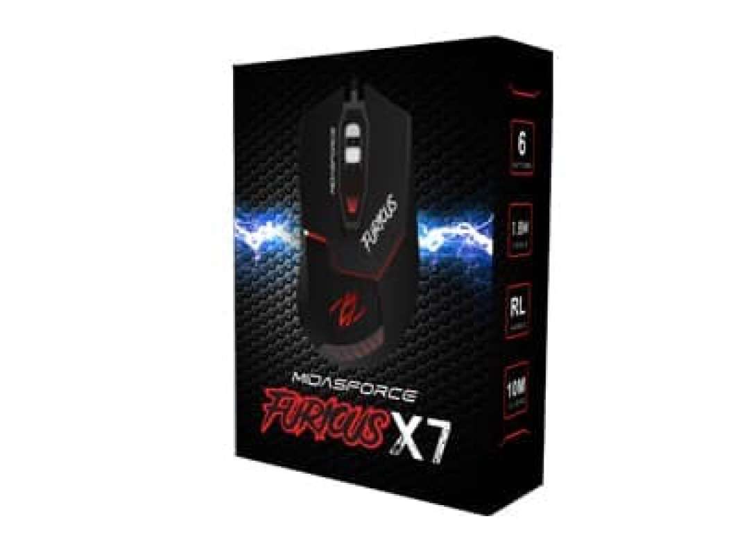 Promo Gaming Mouse Midas Force Furious X7 Diskon 23% di Seller ...