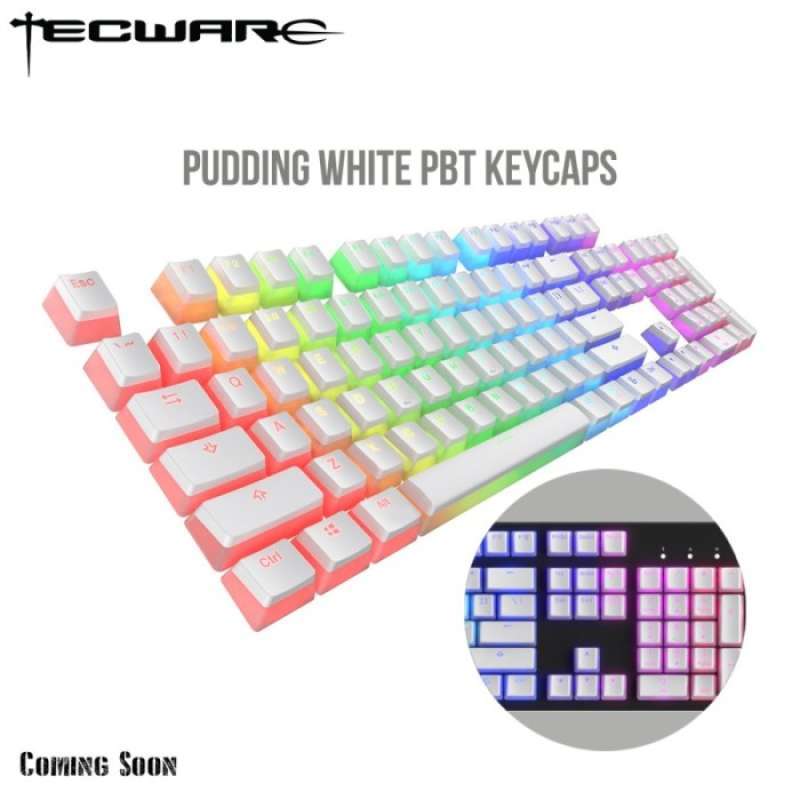 Jual Tecware Keycaps Pudding 104 Keys For Mechanical Keyboard - Tembus ...