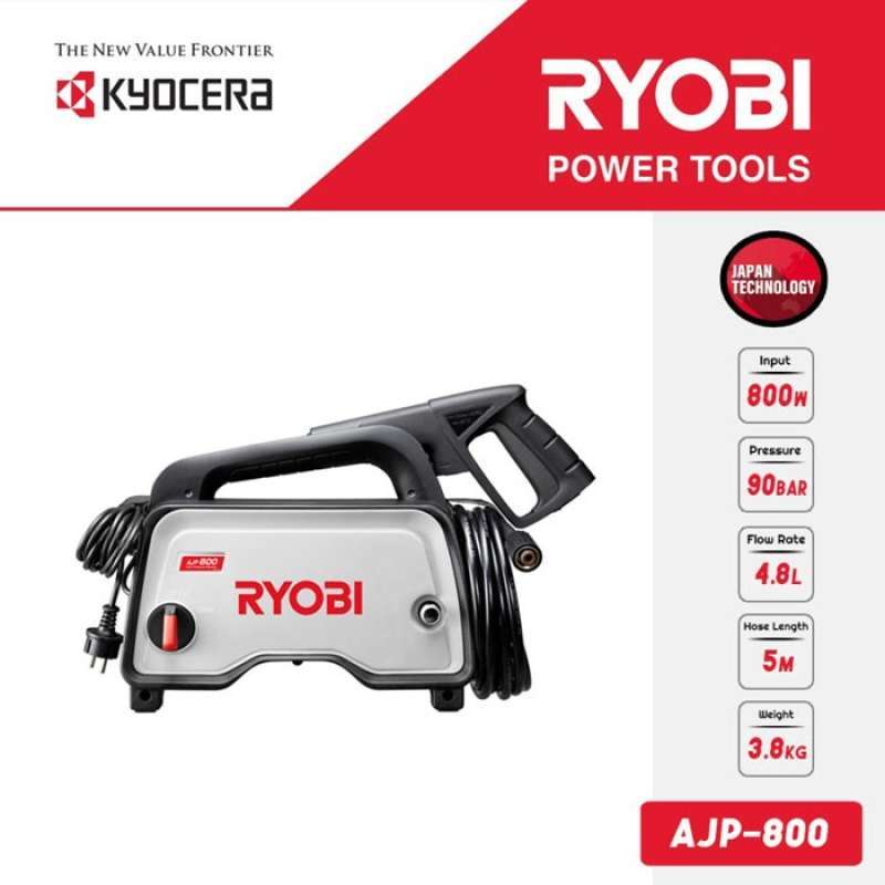 Promo Ryobi AJP-800 High Pressure Washer Jet Cleaner Diskon 23% di ...