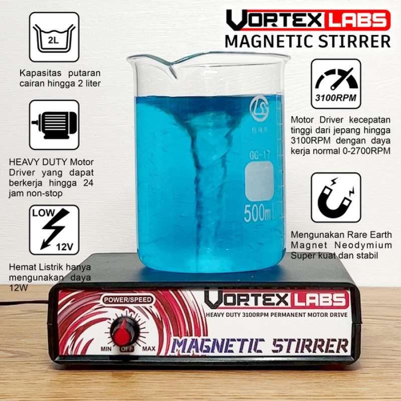 Promo Vortex-labs - Magnetic Stirrer - Magnetic Mixer - Pengaduk Cairan Diskon 17% Di Seller ...
