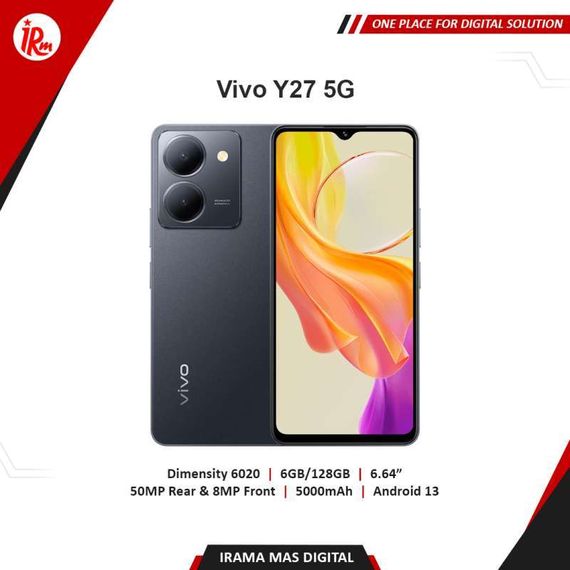 Jual VIVO Y27 5G - 6GB/128GB (Black, Purple) di Seller Irama Mas Cellular - Irama Mas Digital ...