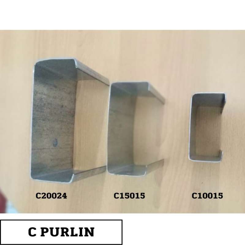 Jual C Purlin Tebal 1.9mm - 2.4mm Galvanis - C25024 Di Seller Serba ...