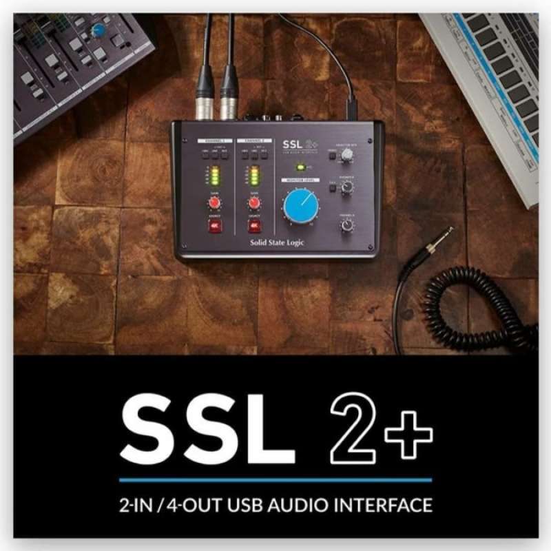 Promo Ssl 2+ 2in/4out Usb Audio Interface Diskon 23% Di Seller Qeira ...