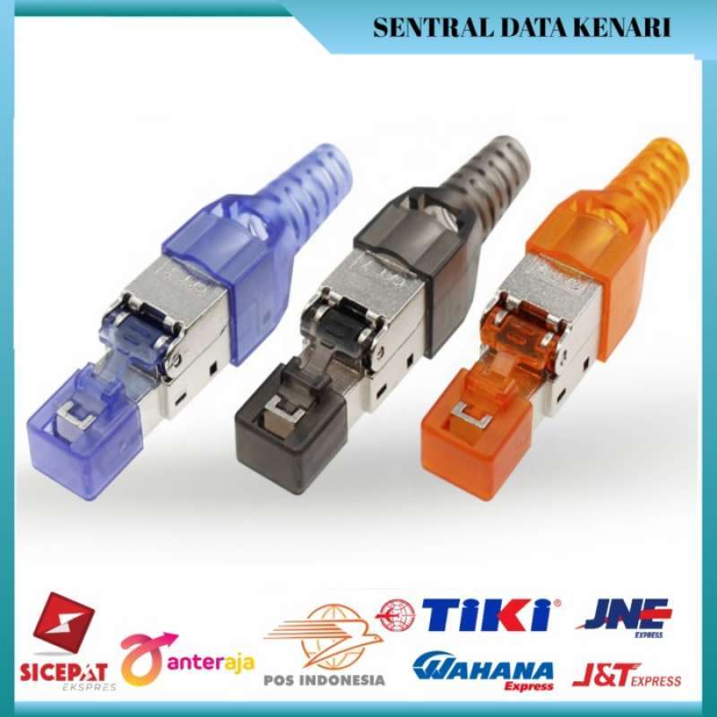 Promo Konektor Rj45 Cat 7 Ftp Besi/Connector Rj45 Cat 7 Stp Besi Diskon ...