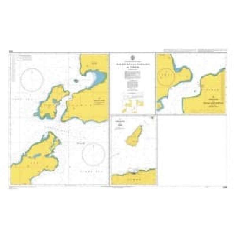 Promo British Admiralty Chart Ba 3296 - Harbours And Passages In Timor ...
