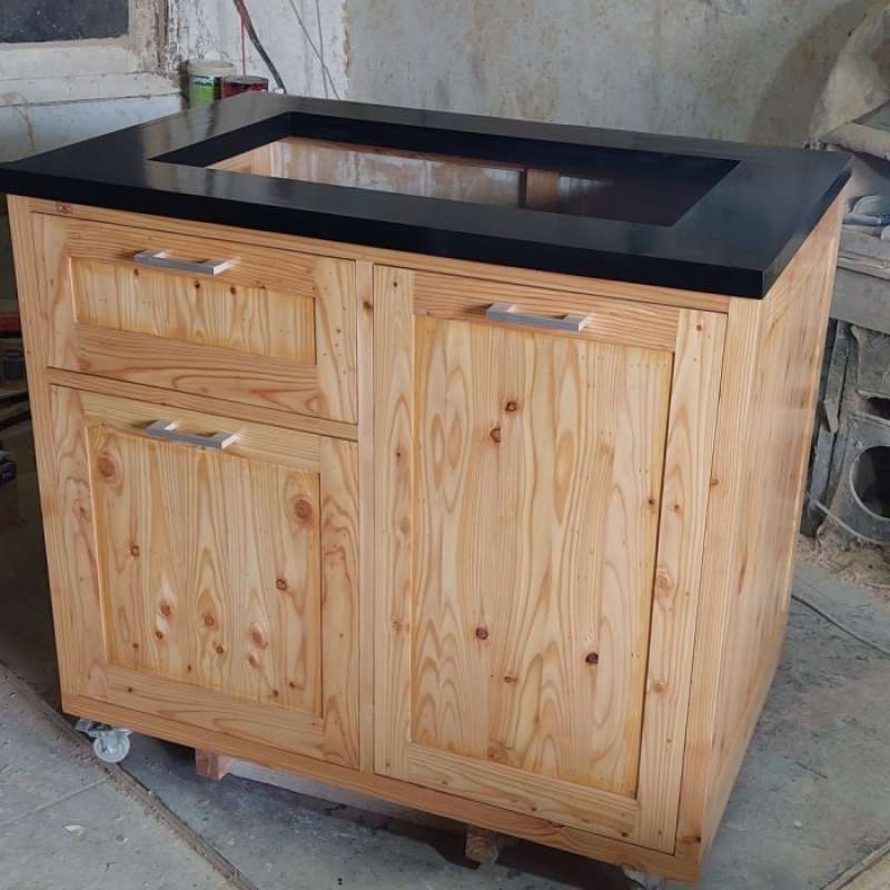 Jual Kitchen Set Portable/meja Dapur Portable/meja Kompor/meja Kayu ...