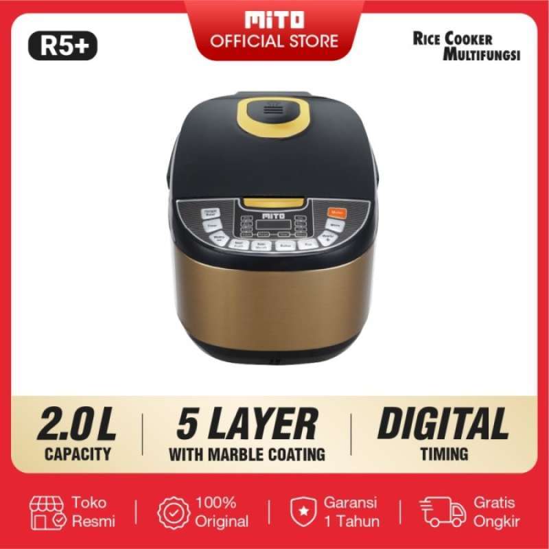 Jual Mito - Digital Rice Cooker Magic Com Penanak Nasi 2 Liter R5+ Di ...