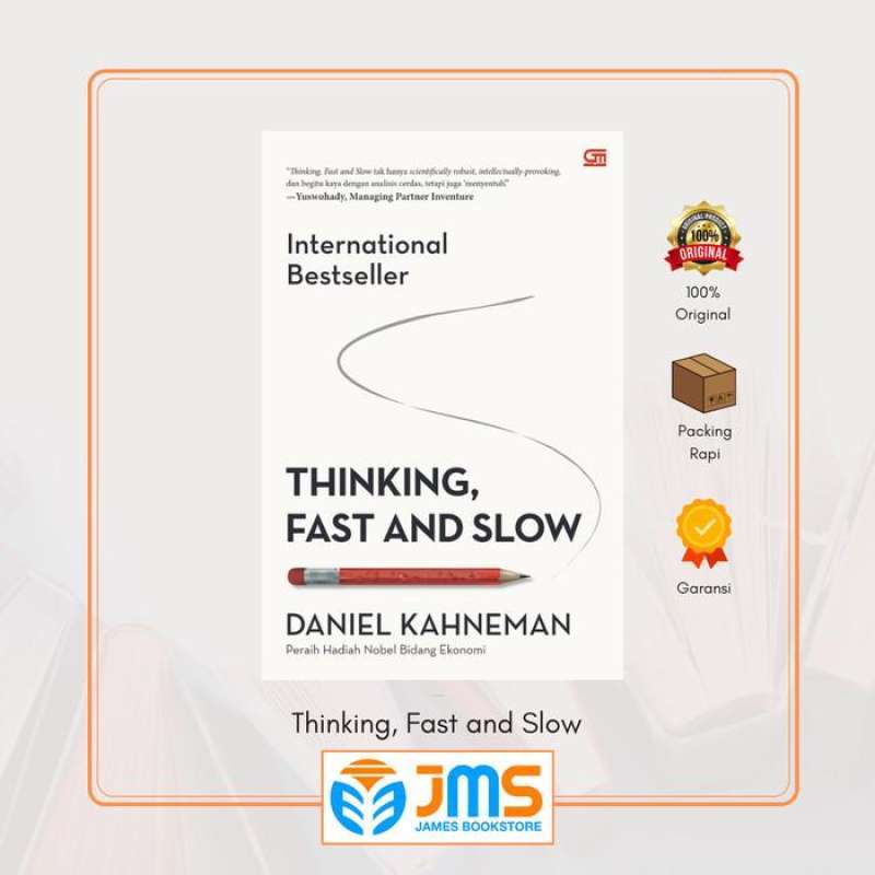 Jual Buku Thinking, Fast and Slow - Daniel Kahneman di Seller JAMES ...