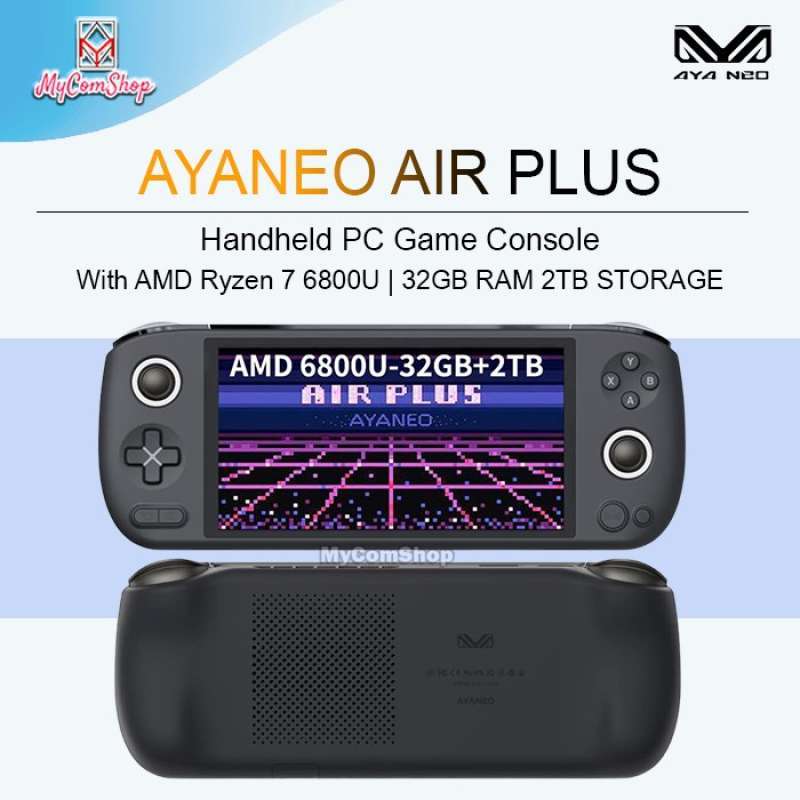 Jual AYANEO AIR PLUS PC GAME CONSOLE AMD RYZEN 7-6800U 32GB 2TB SSD ...