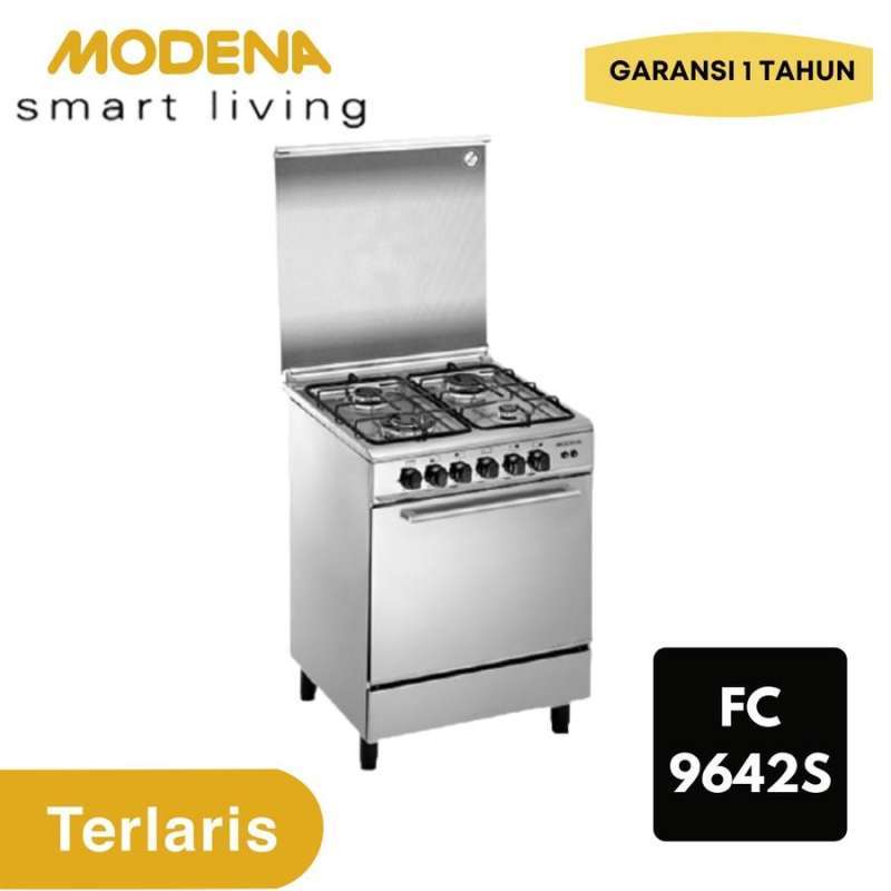 Jual Modena Fc9642s Kompor Oven Gas Freestanding Cooker 4 Tungku Di ...