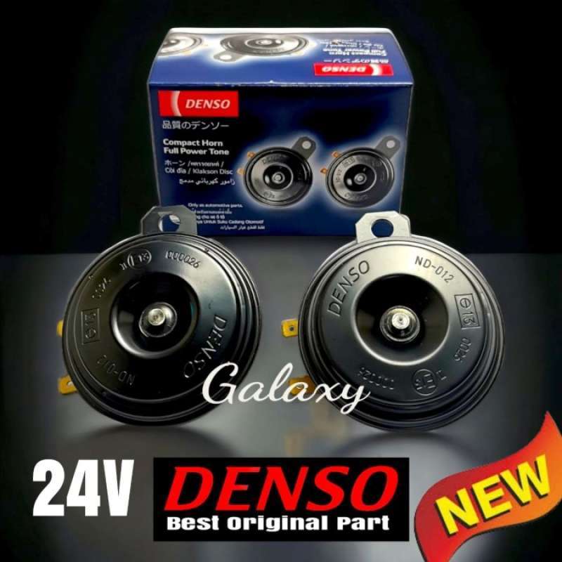 Promo Horn Klakson Dobel Disk 24V - Denso Original Diskon 23% di Seller ...