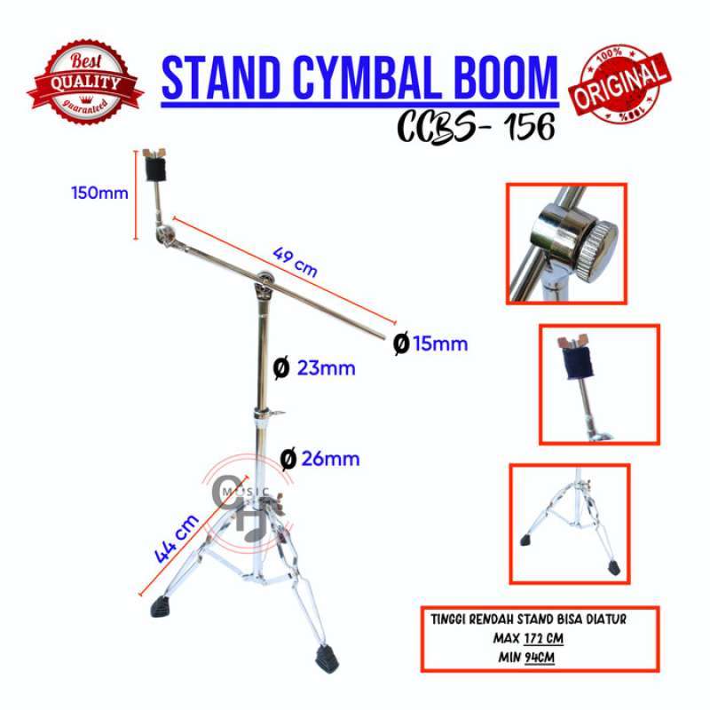 Promo Stand Cymbal Boom Stand Cymbal Dengan Boom Arm Besi Besar Diskon ...
