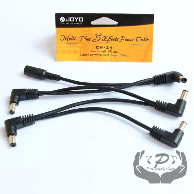 Promo Joyo Daisy Chain 5 Way Plug Efek Gitar Power Supply Kabel Guitar ...