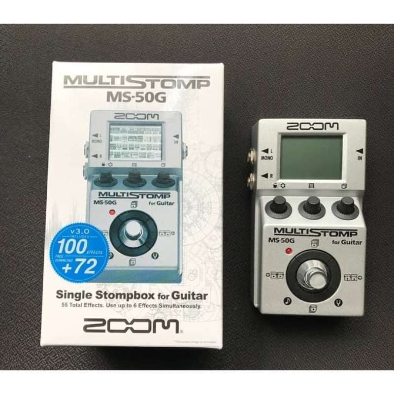 Promo Zoom Ms-50g Multistomp Guitar Pedal Diskon 23% Di Seller Qeira ...