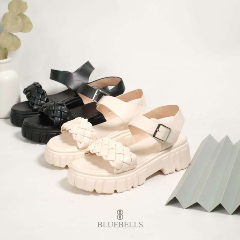 Promo Bluebells Felicia Sendal Platform Wanita Tinggi Sol Pu Hak 3cm Enteng Ringan Empuk Korean ...
