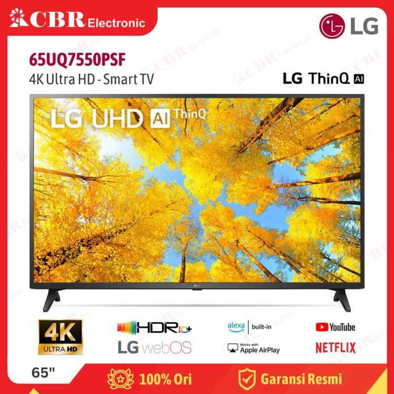 Jual TV LG 65 Inch LED 65UQ7550PSF (4K UHD-Smart TV) di Seller CBR ...