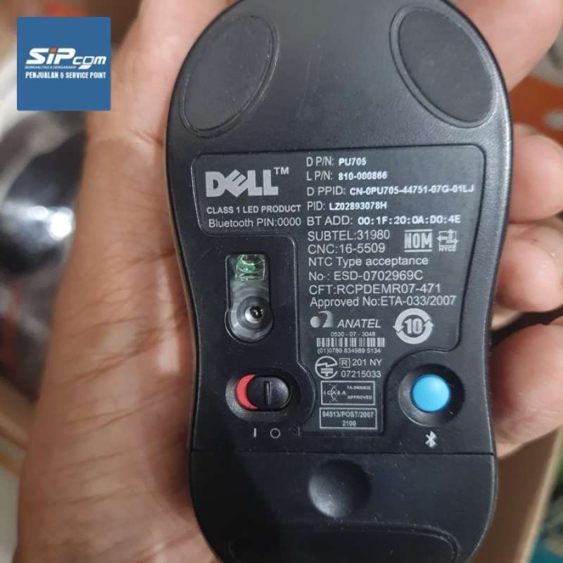Jual Original Mouse Dell Wireless Tanpa Dongle Auto Plugin Laptop Pc ...