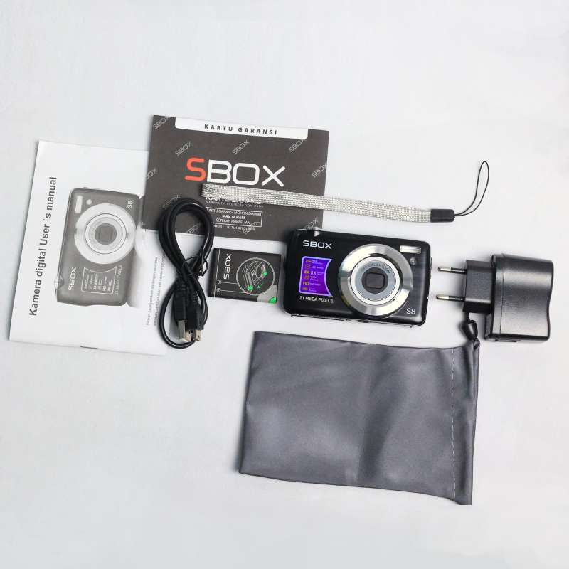 Camera Pocket Sbox S8 Black – Panorama Foto