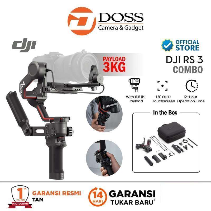 Jual DJI RS3 Combo Gimbal Stabilizer di Seller Doss Surabaya Official ...