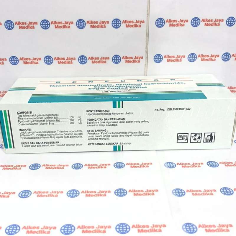 Jual Beneuron Box Isi 10 Strip @ 10 Tablet - Multivitamin B Complex Di ...