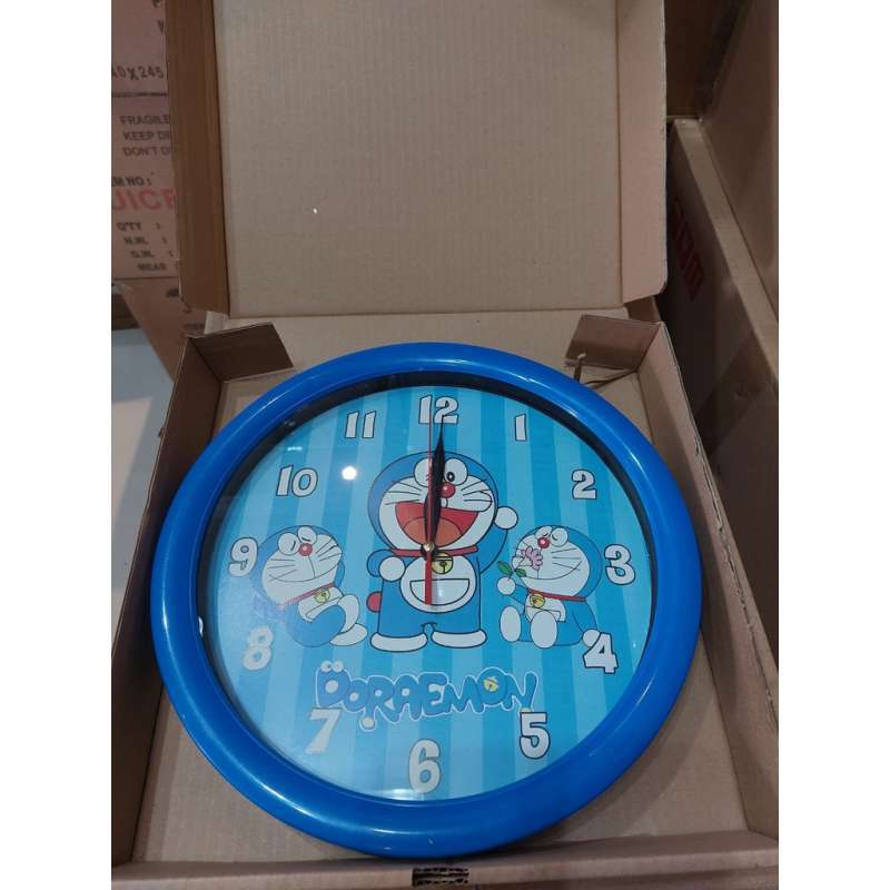 Jual JAM DINDING KARAKTER DORAEMON HELLO KITTY ANALOG 28CM RUMAH 28 CM MURAH LUCU ANAK ANAK ...