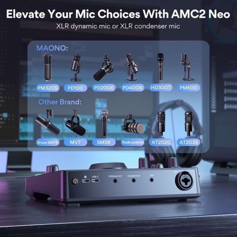 Jual Maono Amc2 Neo One-stop Streaming Audio Mixer & Sound Card ...