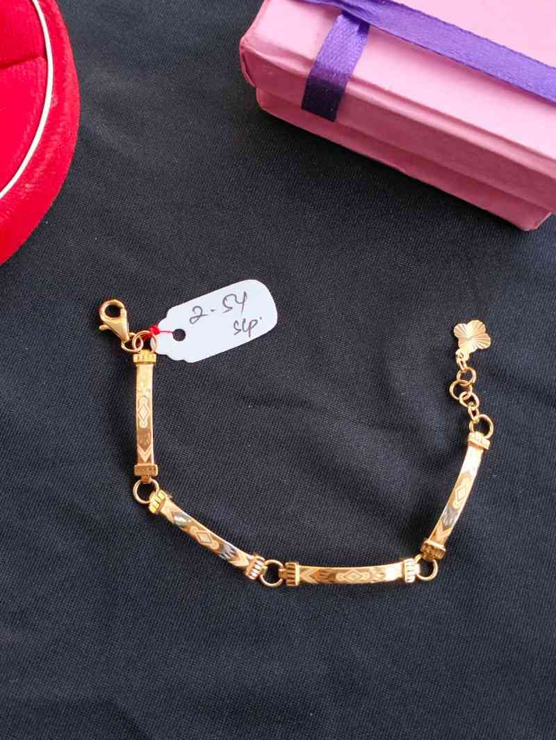 Jual Gelang Anak Emas Asli Gelang Tangan Anak Model Plat Rantai Fashion ...