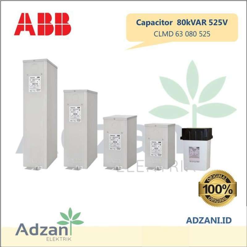 Jual Abb Capasitor 80kvar 525v 50kvar 2gsb010174a0022 Clmd 63 Kapasitor ...