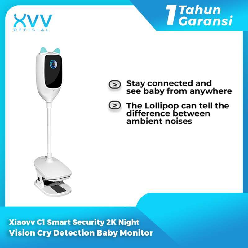 Promo Xvv - C1 - Xiaovv Smart Security 2k Night Vision Cry Detection ...