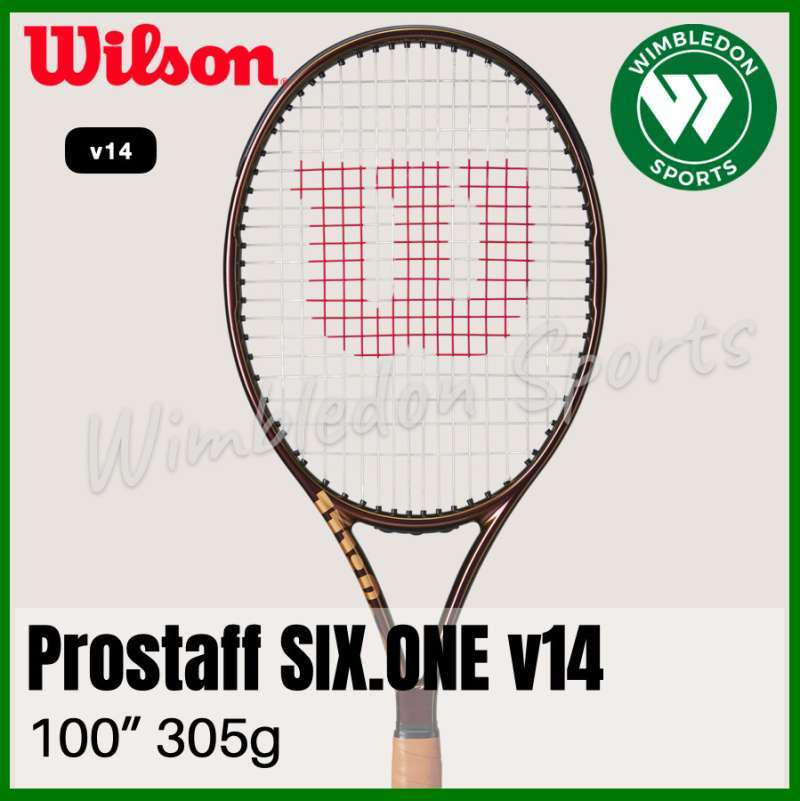 Jual Raket Tenis Wilson Pro Staff Six One 100 v14 / Wilson Prostaff v14 ...
