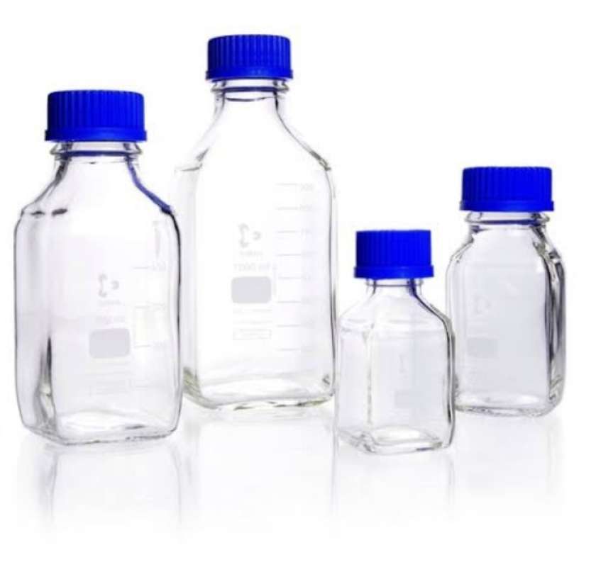 Jual Duran Laboratory Bottle / Lab Bottle Square Shape 500ml, 1000ml Di ...