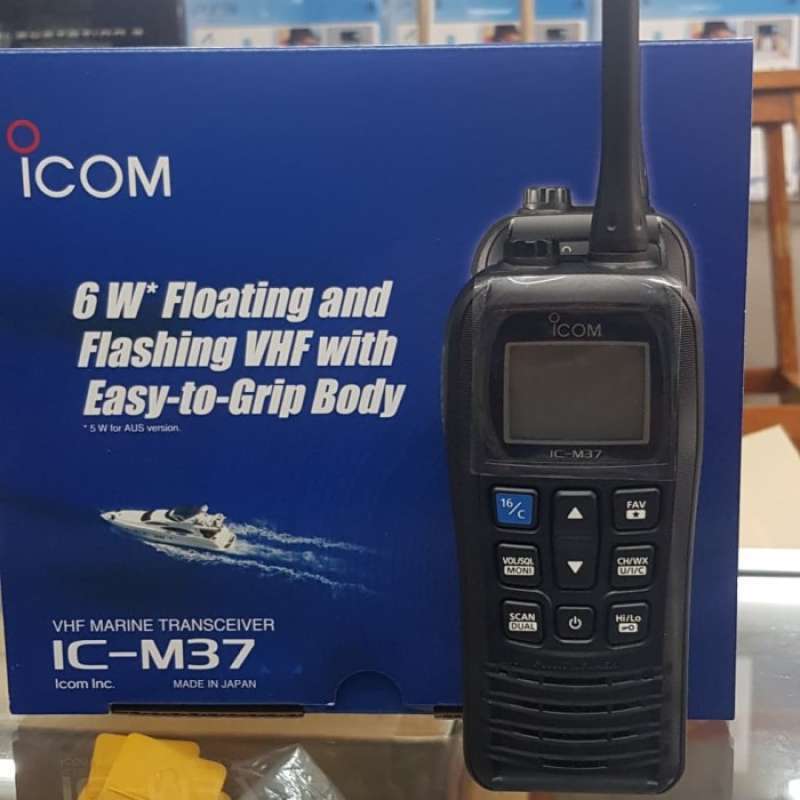 Promo RADIO HT MARINE ICOM IC-M37 VHF ORI GARANSI RESMI MARINE ICOM IC ...