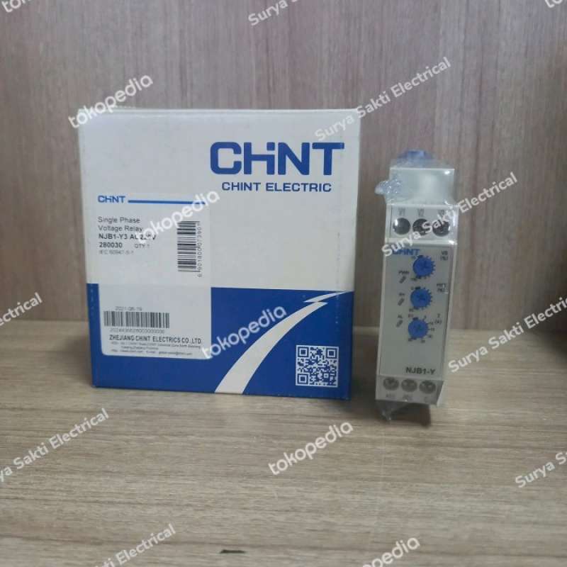 Jual Single Phase Voltage Relay Chint Njb1- Y3 Single Phase Relay Chint Di Seller Himaga Store ...