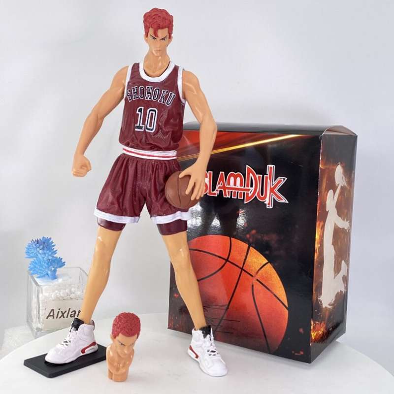 Promo 31CM SLAM DUNK Anime Figure Akira Sendoh PVC Action Figure ...